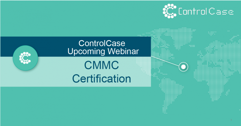 CMMC Certification Webinar- presented by ControlCase