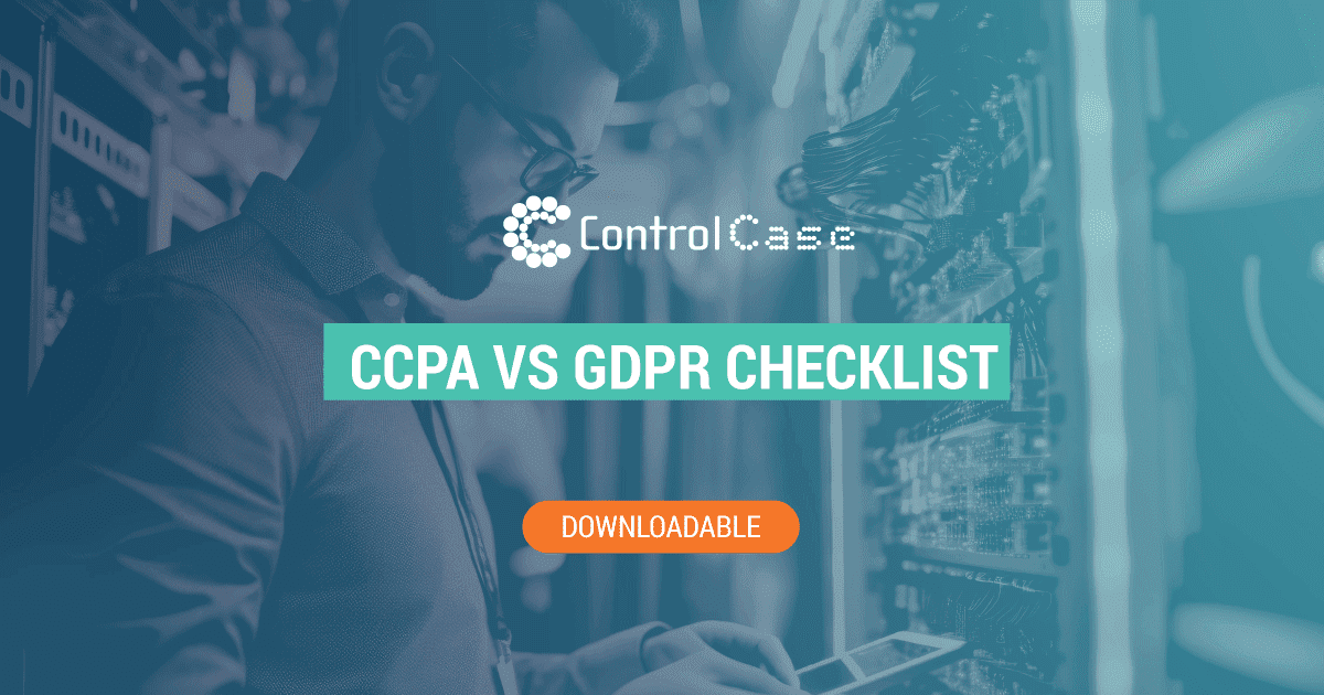 CCPA vs GDPR Certification - FREE downloadable Checklist